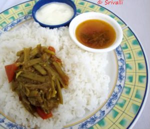 Mattikaya Vankaya Pullagura ~ Cluster Beans, Brinjal gravy Andhra Special!