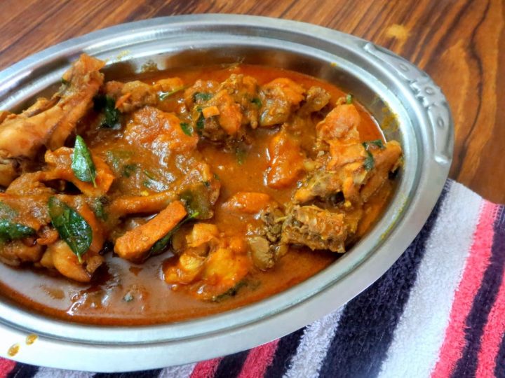 Andhra Style Chicken Curry ~ No Coconut Version