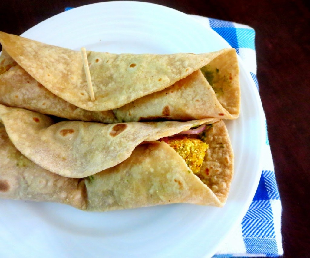Peas Potato Roll Wrap ~ Easy Dinner Ideas