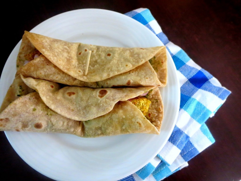 Peas Potato Roll Wrap ~ Easy Dinner Ideas