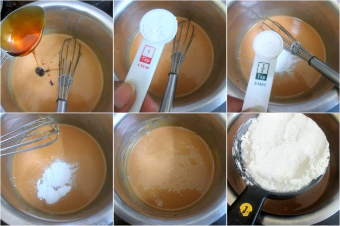 Eggless Caramel Tea Cake