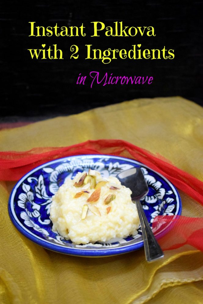 Microwave Instant Palkova with 2 Ingredients in 2 Minutes