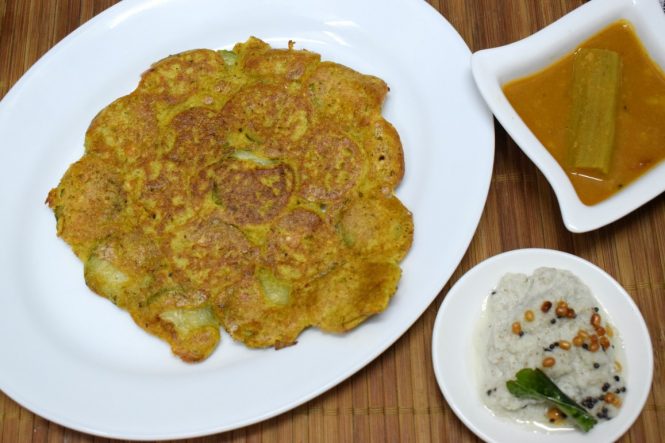 Heerekai Dosa | Ridge Gourd Dosa from Karnataka