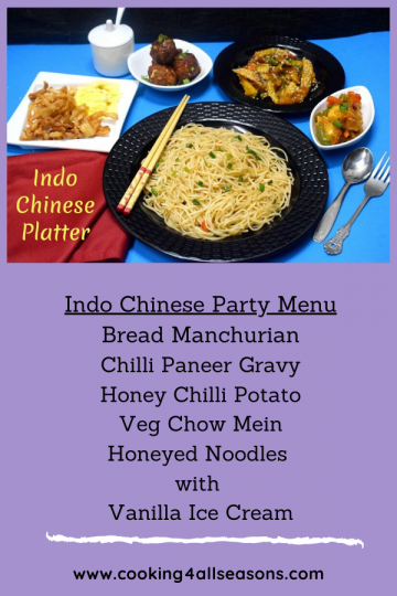 Indo Chinese Platter | Indo Chinese Party Menu