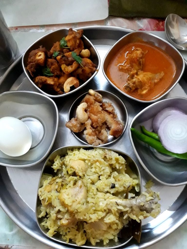 Raju gari Kodi Pulao | Restaurant style Andhra Chicken Pulao