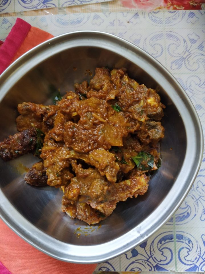 Authentic Andhra Mutton Chops Masala (Spicy Lamb Chops Gravy)