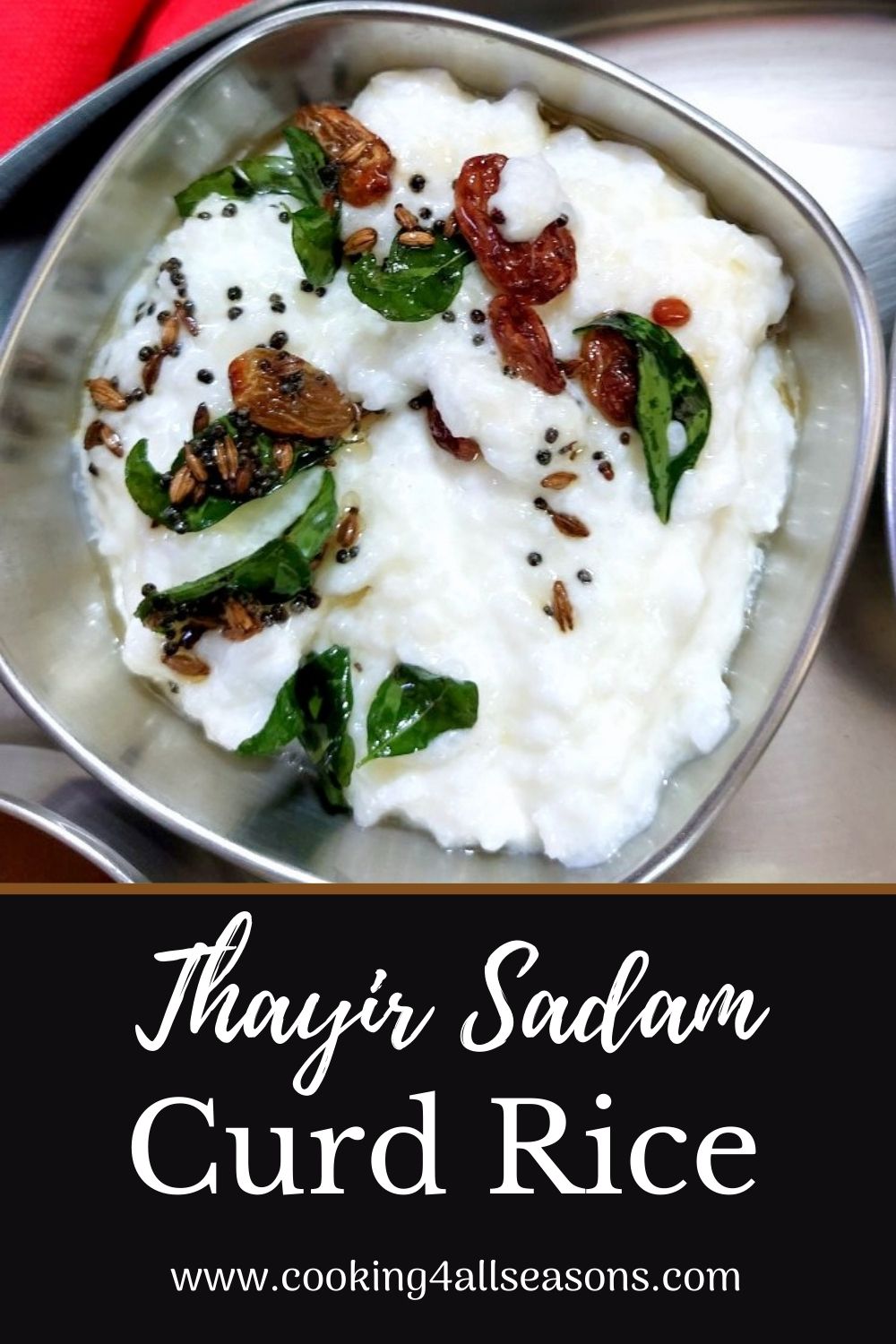 Thayir Sadam | Traditional Curd Rice Recipe