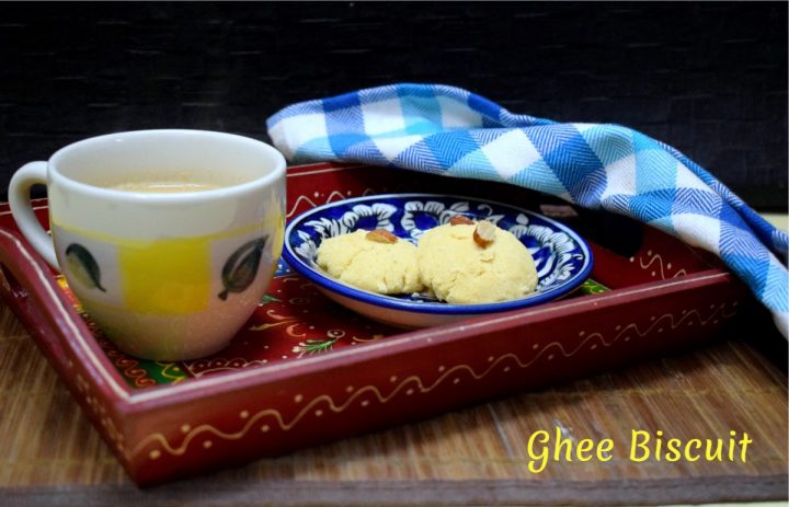 Eggless Ghee Cookies | Nei Biscuits ~ Bakery Style